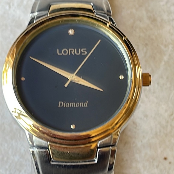 Lorus | Accessories | Lorus Men Battery Bracelet Band Silver And Gold ...